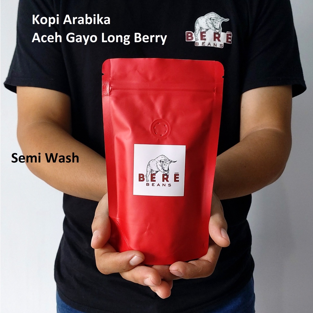 Aceh Gayo Indonesia Long Berry Arabica Coffee 100 GRAM Ground Beans ...