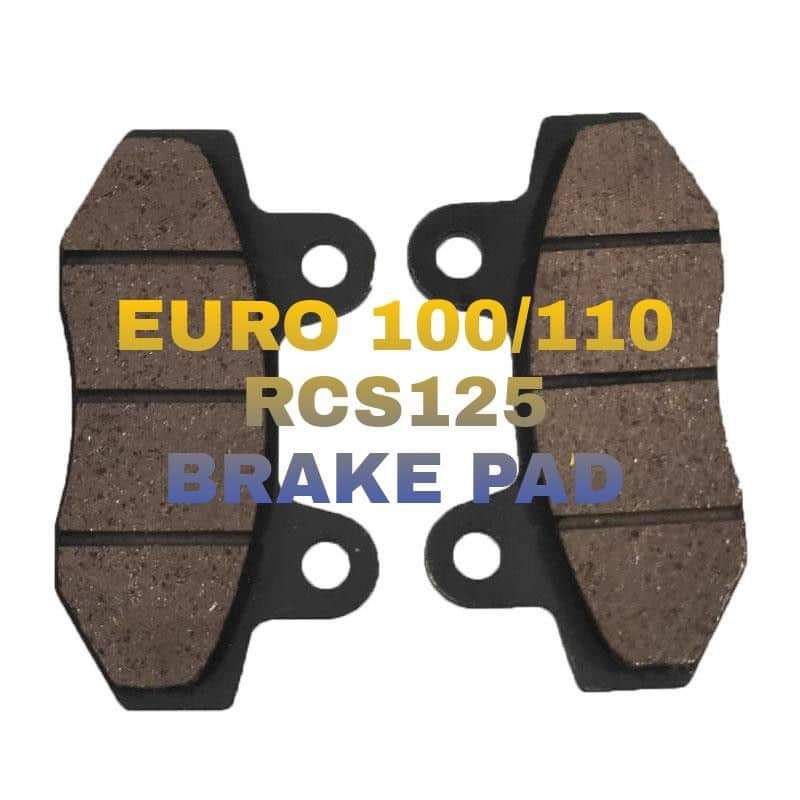EURO 100/110/RCS125 BRAKE PAD | Shopee Philippines