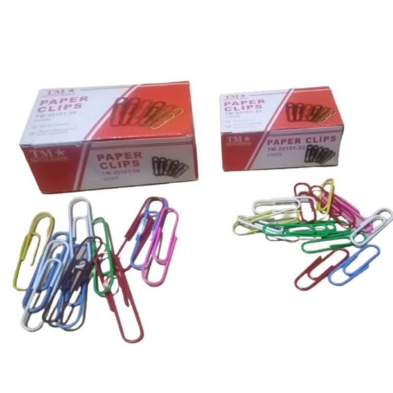 "TM. Paper Clips" Size 33mm / 50mm (100pcs.Sold per Box) | Shopee ...