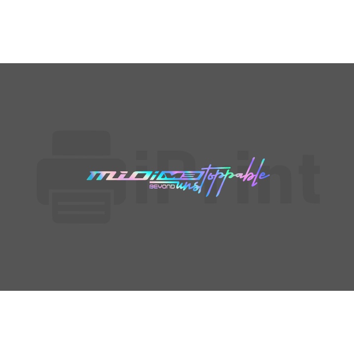 Yamaha Mio i 125, M3 Sticker - M3 Decals, Cut Out Sticker, Waterproof ...