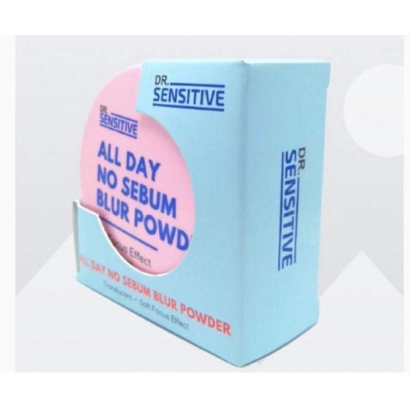 *Dr. Sensitive All Day No Sebum Blue Powder 25g* | Shopee Philippines