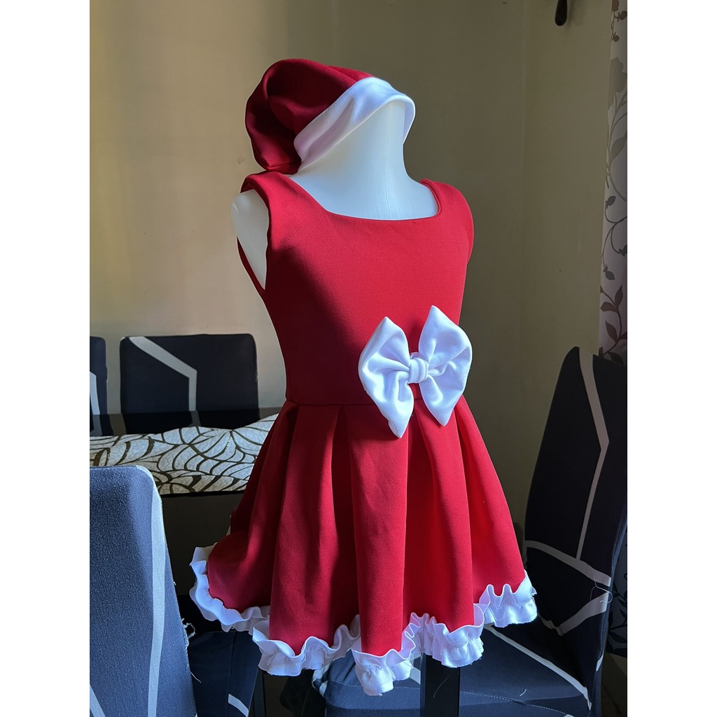 Santa dress Costume outfit for Christmas Jeis fab | Shopee Philippines