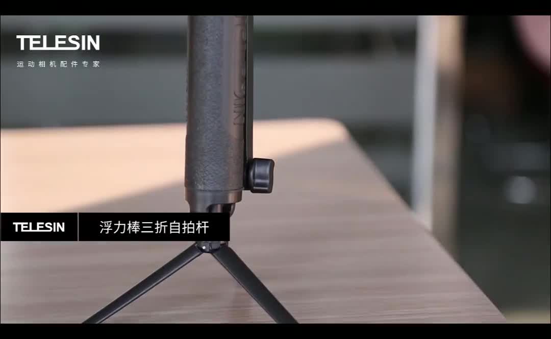 TELESIN 3-Way Multifunctional Monopod/Tripod Pole w/ Floater for Action ...