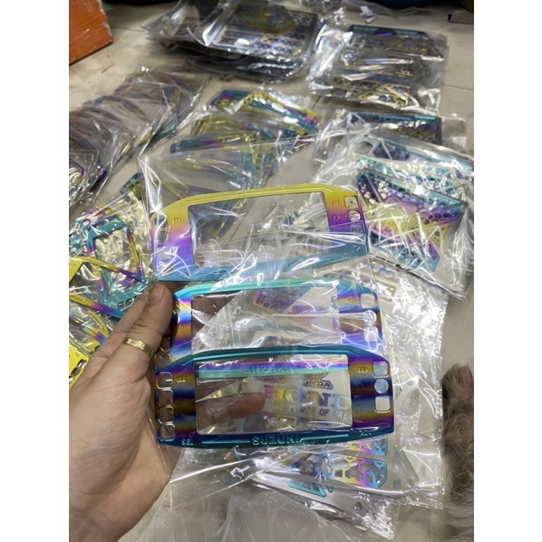 Titanium meter sticker for suzuki satria fi 150 (titanium meter sticker ...