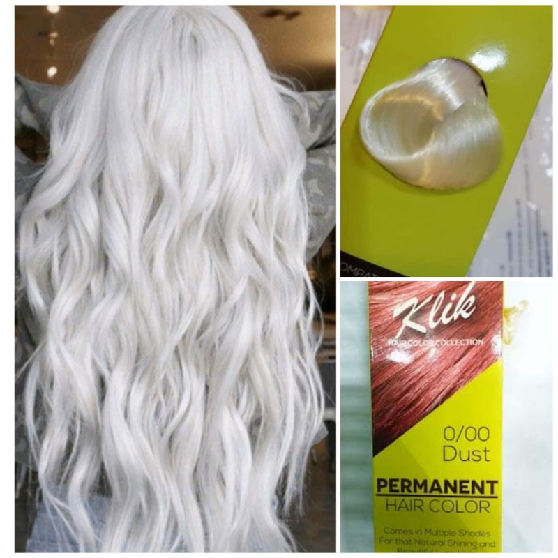 KLIK Dust Permanent Hair Color (Complete Set) | Shopee Philippines