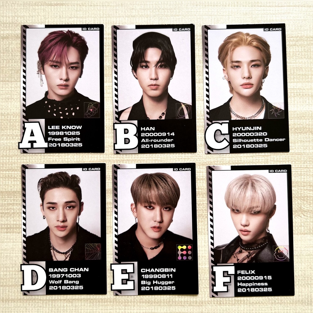 STRAY KIDS Official Oddinary Album Photocards PC (Frankenstein Scanning Mask Off) | Shopee ...
