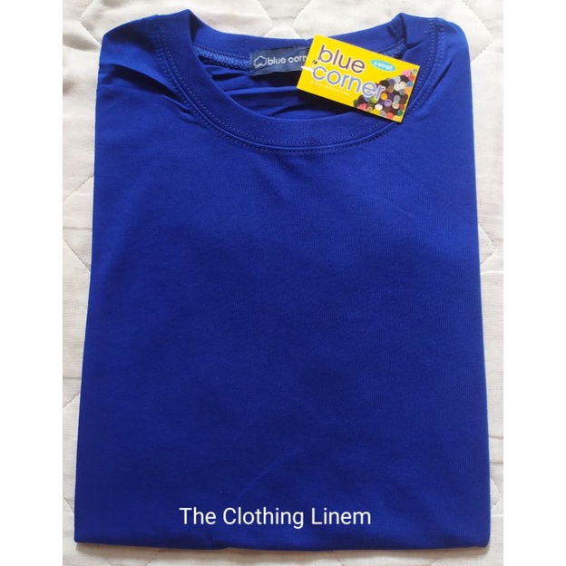 Blue Corner Roundneck Tshirt for Adults - Royal Blue | Shopee Philippines