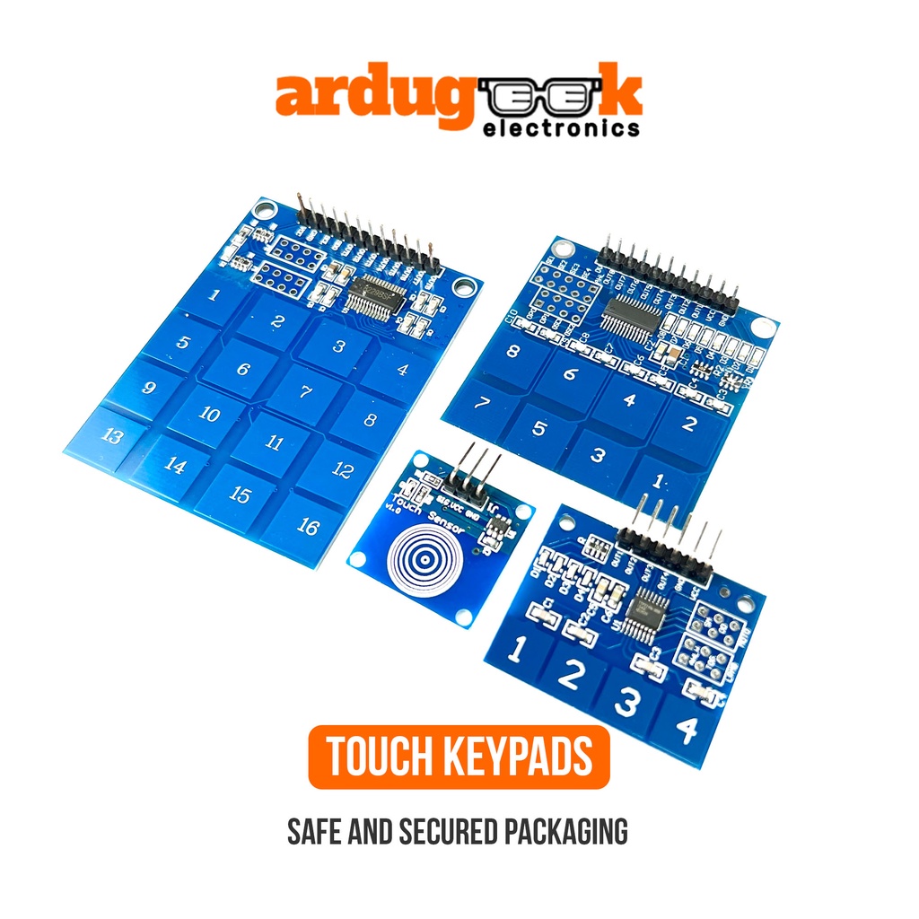 1CH 4CH 8CH 16CH 1 4 8 16 Channel Touch TTP229 Capacitive Keypad Pad ...