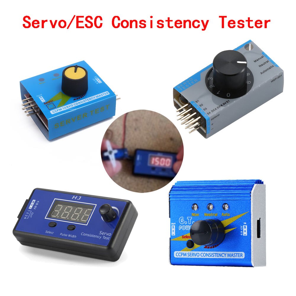 Digital Servo Tester ESC Tester for RC Airplane Car Helicopter JX KST ...