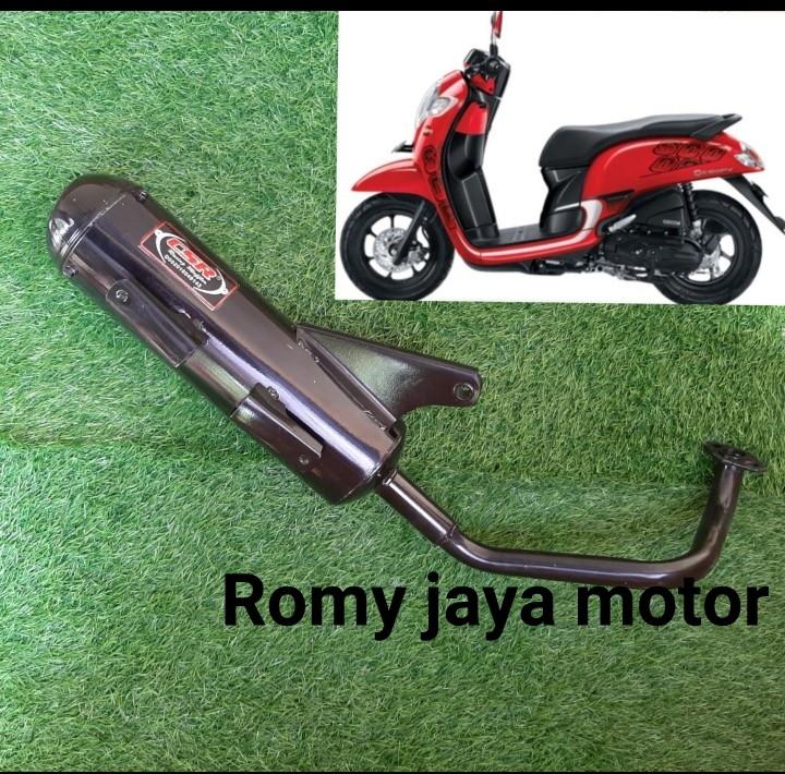 Bobokan Racing Exhaust Honda Scoopy Brand Csr | Shopee Philippines