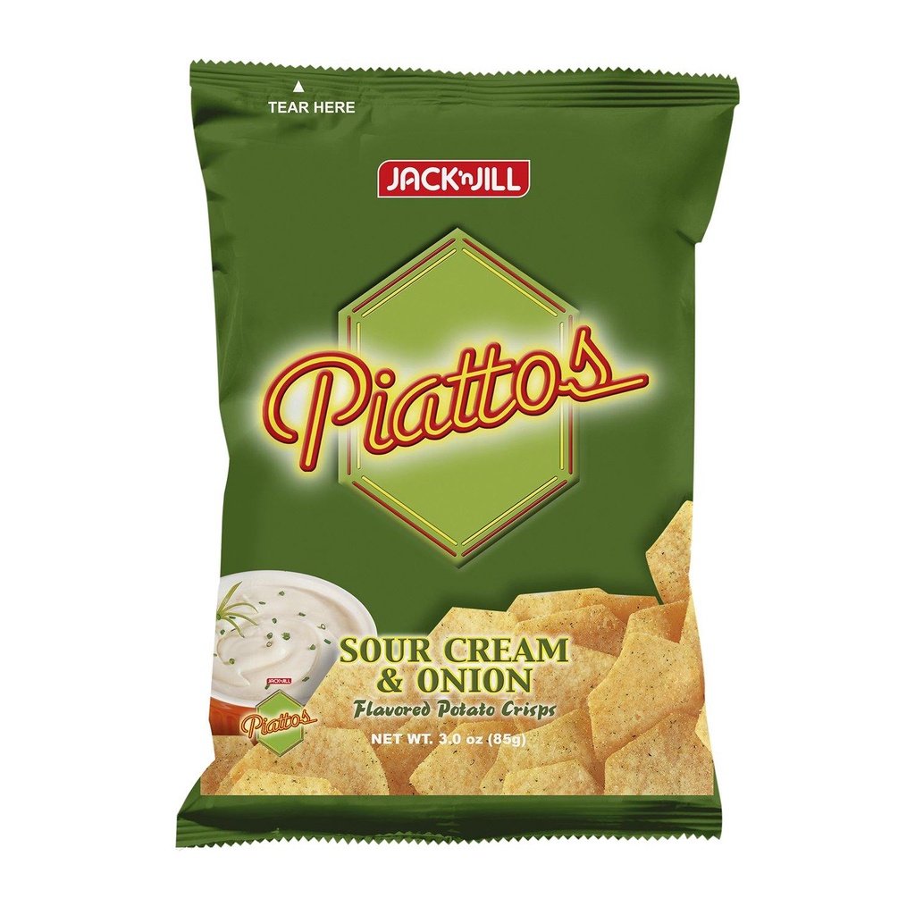 Piattos Sour Cream & Onion 80 g | Shopee Philippines