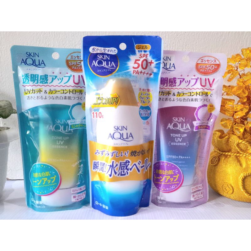 Skin Aqua Tone Up UV Essence Japanese Sunscreen with SPF50+ | Shopee ...