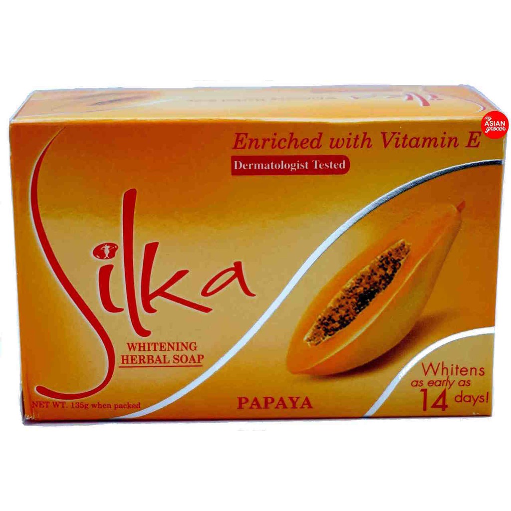 Silka Orange Papaya Soap (135g) | Shopee Philippines