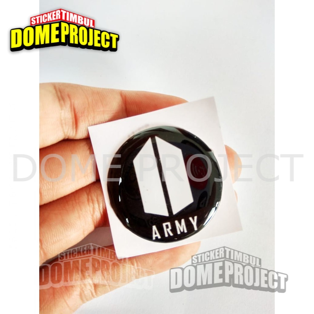 Motorcycle STICKER CAR HP SUITcase HELMET embossed EMBLEM ARMY LOGO ...