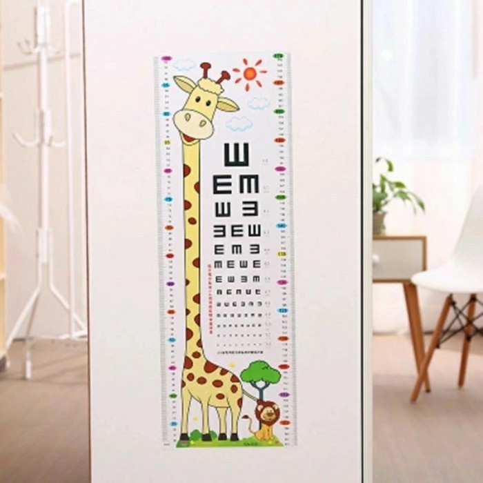 Kids Height Chart Measurement Wall Sticker | Shopee Philippines