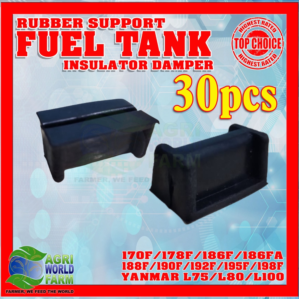 FUEL TANK INSULATOR RUBBER SUPPORT DAMPER 30PCS | Shopee Philippines