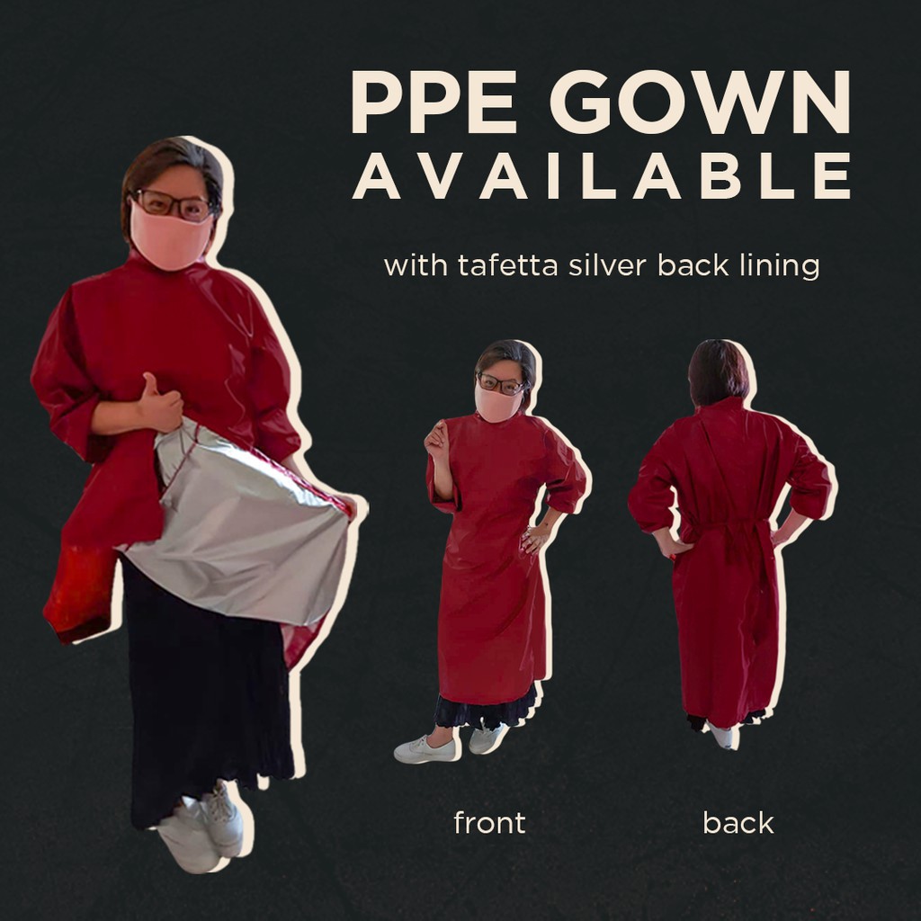 Ppe Gown Ppe Personal Protective Equipment Gown Dress Type Shopee Philippines