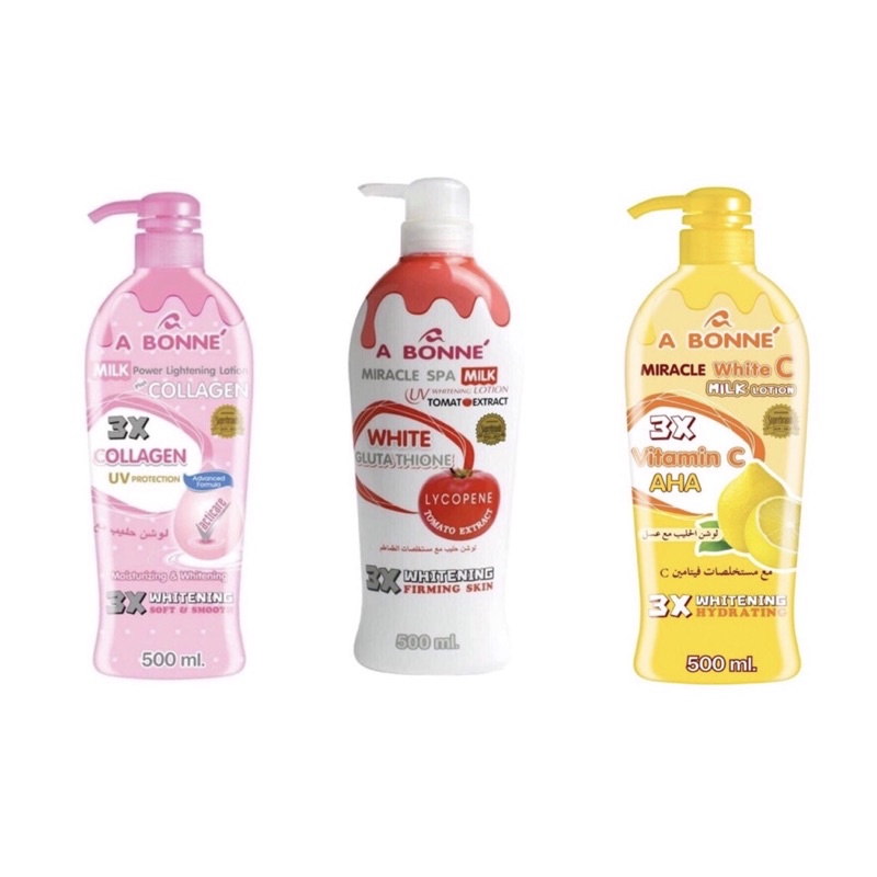 A Bonne Milk Powder Lightening Lotion 500ml [AUTHENTIC] | Shopee ...