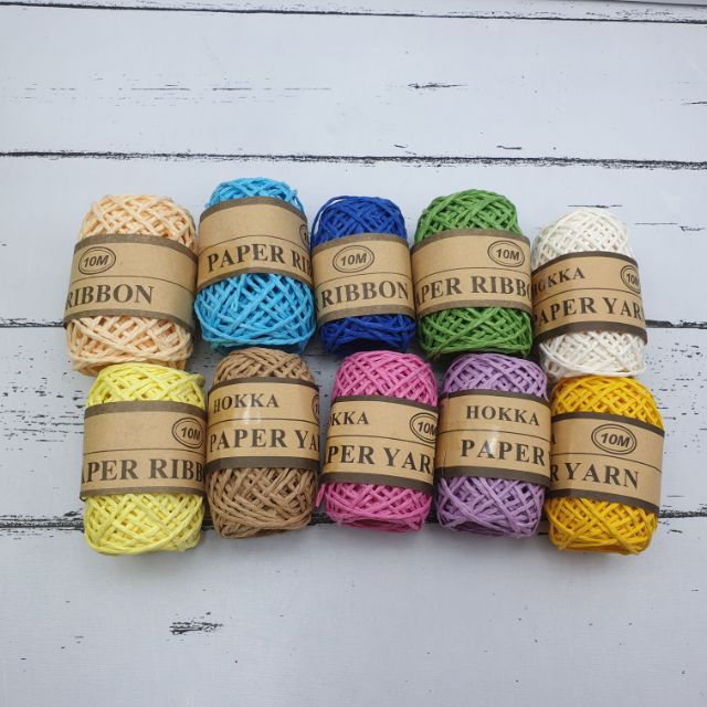 10 meters 1.5mm Paper Twine Ribbon String for Gifts, Souvenirs ...