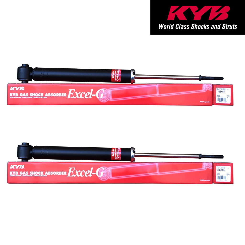 KYB 343405 for Kia Picanto 2004 - 2010 Set of 2 Rear Gas Shock Absorber ...