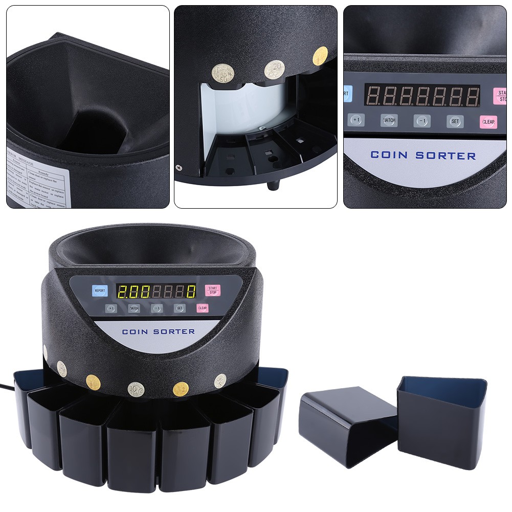 HEAVY DITY COUNT MONEY COIN COUNTER MACHINE | Shopee Philippines