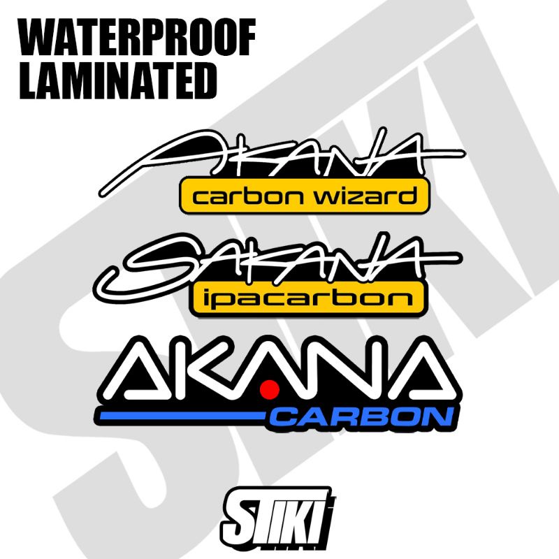 Akana Carbon Wizard Sticker WATERPROOF | Shopee Philippines