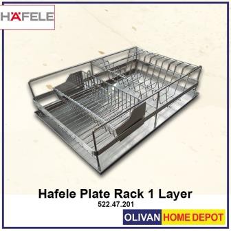 HAFELE Heavy Duty Plate Rack Organizer 1 Layer Stainless Steel 522.47. ...