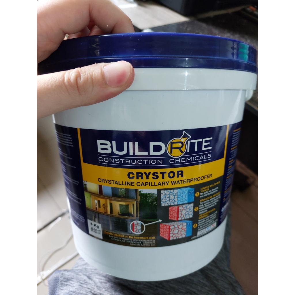 Buildrite Crystor (5kg) CRYSTALLINE CAPILLARY Waterproofer | Shopee ...