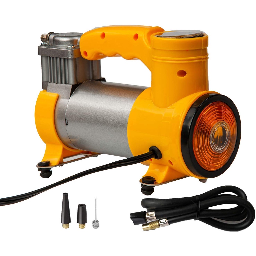 AIR COMPRESSOR HEAVY DUTY 2 IN 1 INFLATION AND ILLUMINATION DC 12V ...