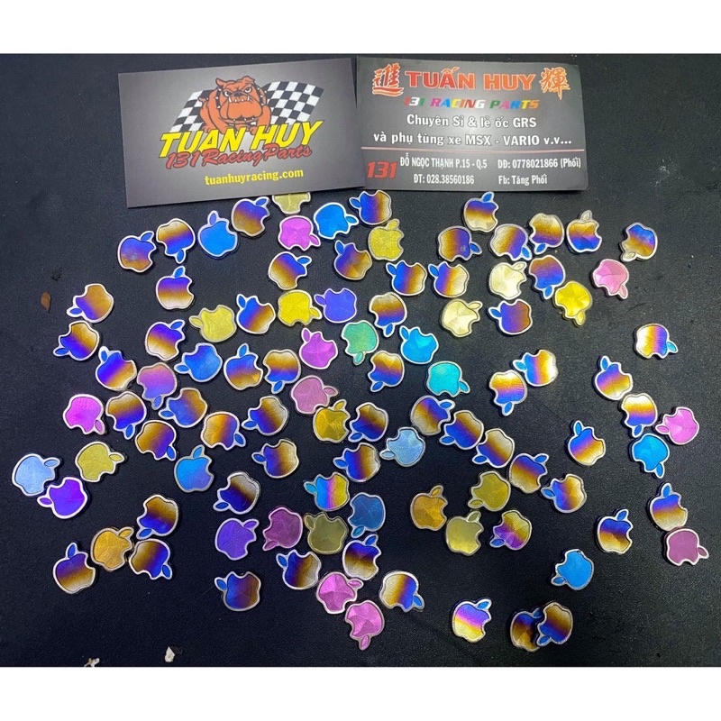Apple mini titanium stamp Logo for phone stickers | Shopee Philippines