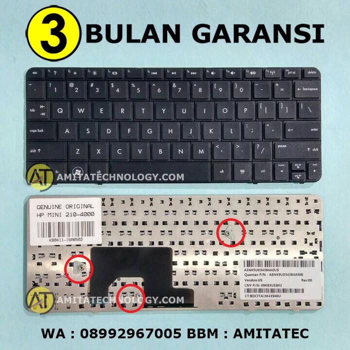 Hp Mini Keyboard 110-3500 210-4000 | Shopee Philippines