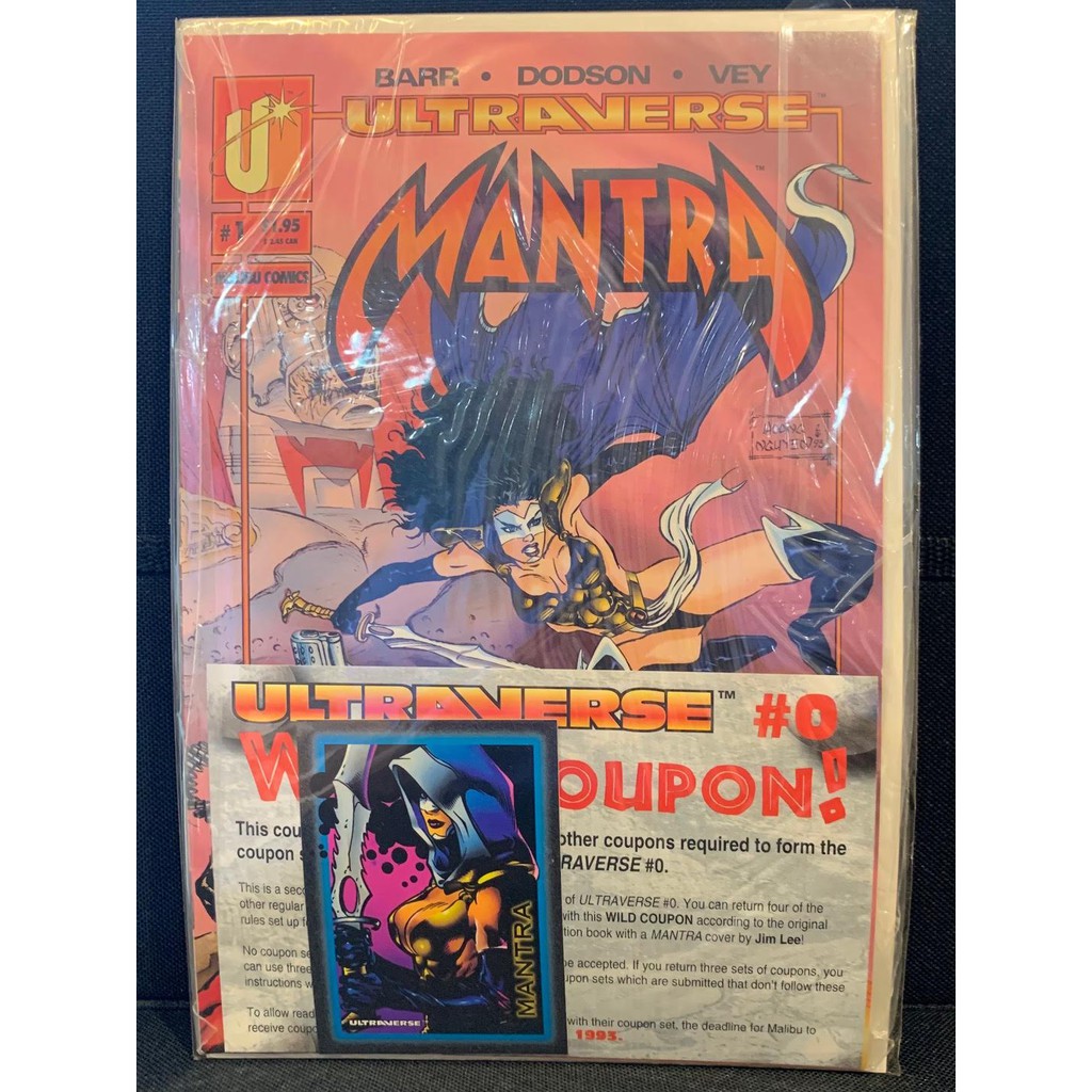 Malibu Ultraverse Comics: Mantra #1 Polybagged Edition | Shopee Philippines