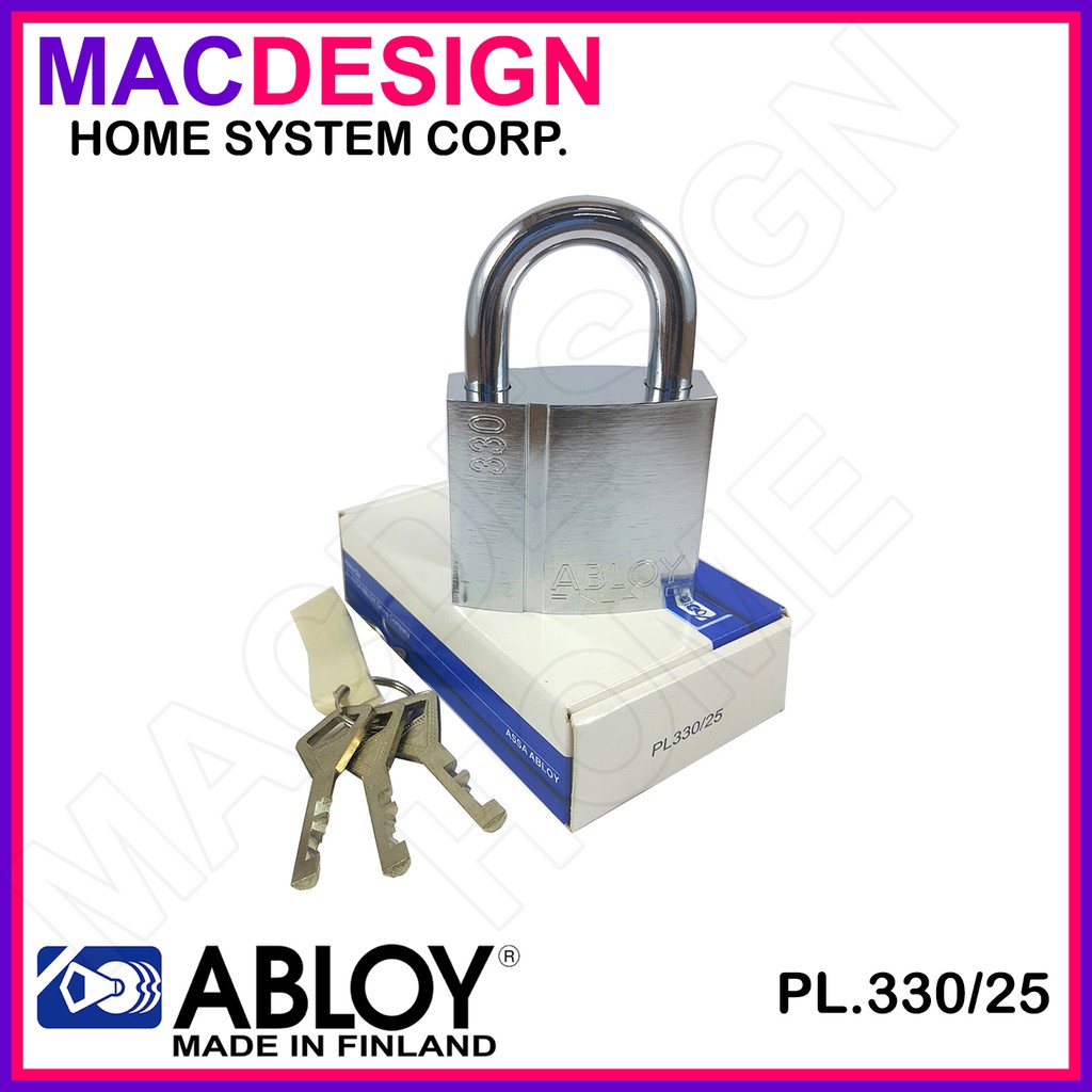 Abloy padlock 330/25 Original Made in Finland (the number of key ...
