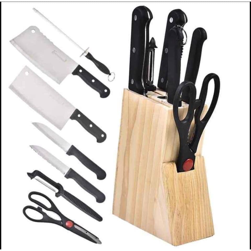 TONG'S Advanced Kitchen Knives Set (Stainless Steel) | Shopee Philippines