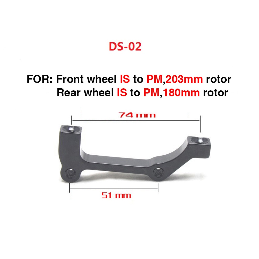 ZTTO MTB Bicycle Disc Brake Mount Adapter Bracket IS PM To PM Spacer ...