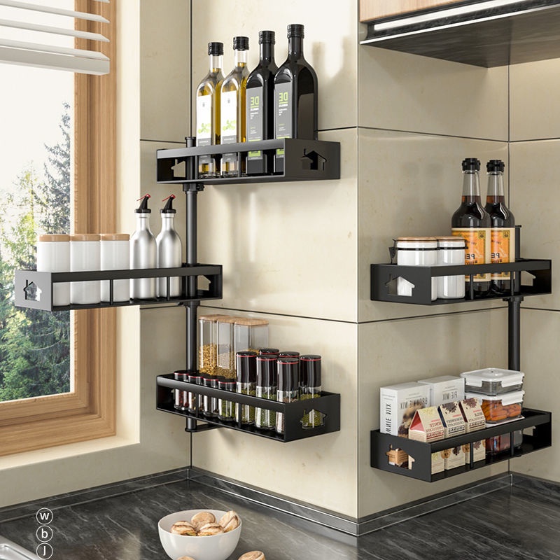 VIMI Hanging Kitchen Rack Organizer Spice Rack Wall Mounted Condiments ...