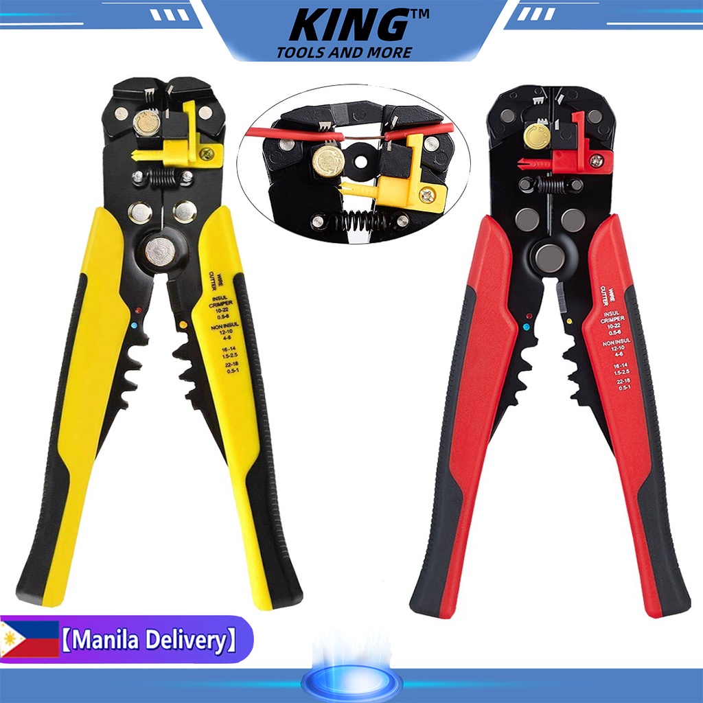 Automatic Wire Striper Cutter Stripper Crimper Pliers Crimping Terminal ...