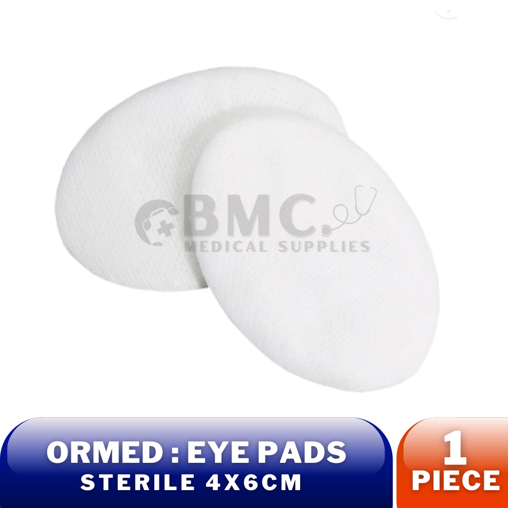 ORMED STERILE EYE PADS 4X6cm ( SOLD PER PIECE) | Shopee Philippines