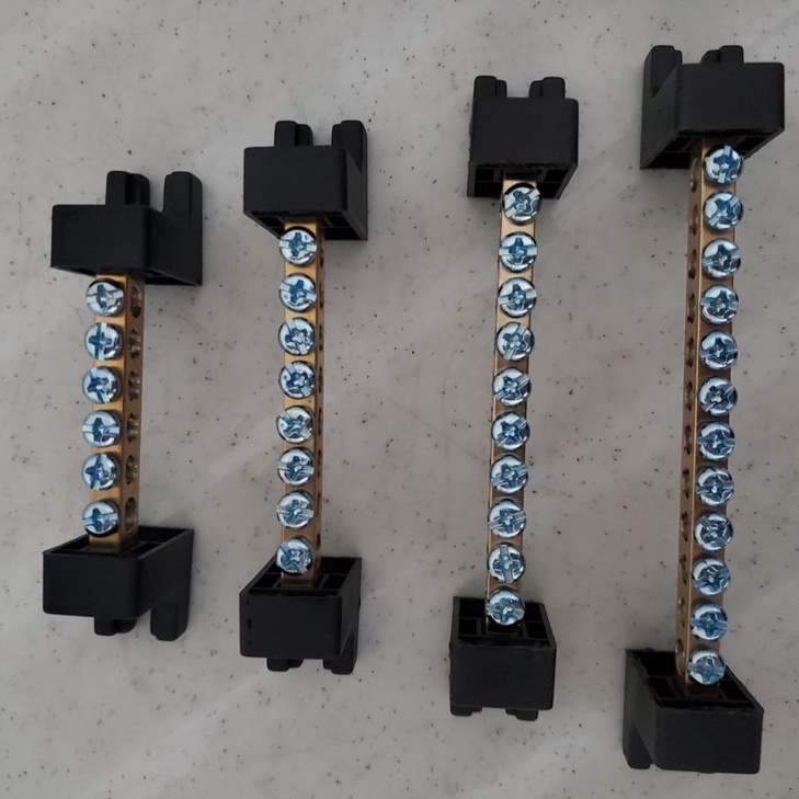 GROUNDING BUS BAR FOR PANELBOARD 6 WAYS TO 12 WAYS | Shopee Philippines