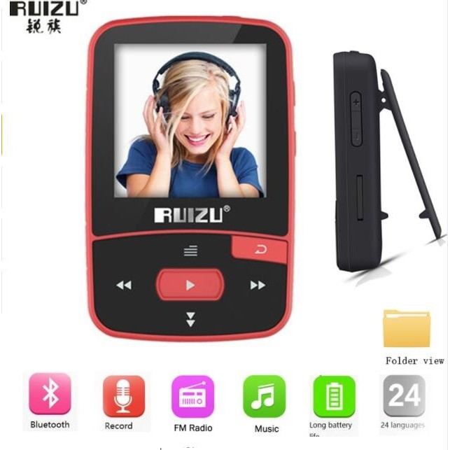 Original RUIZU X50 Mini Sport Clip Bluetooth mp3 player 8GB music ...