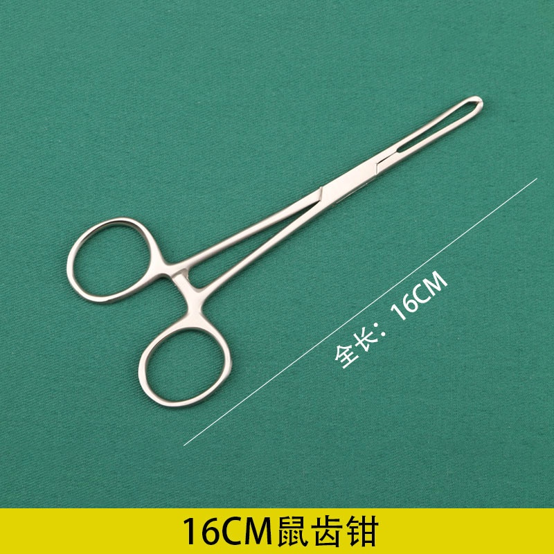 Rat Tooth Forceps Stainless Steel Tissue Forceps Fixed Forceps Medical Soft Tissue Forceps