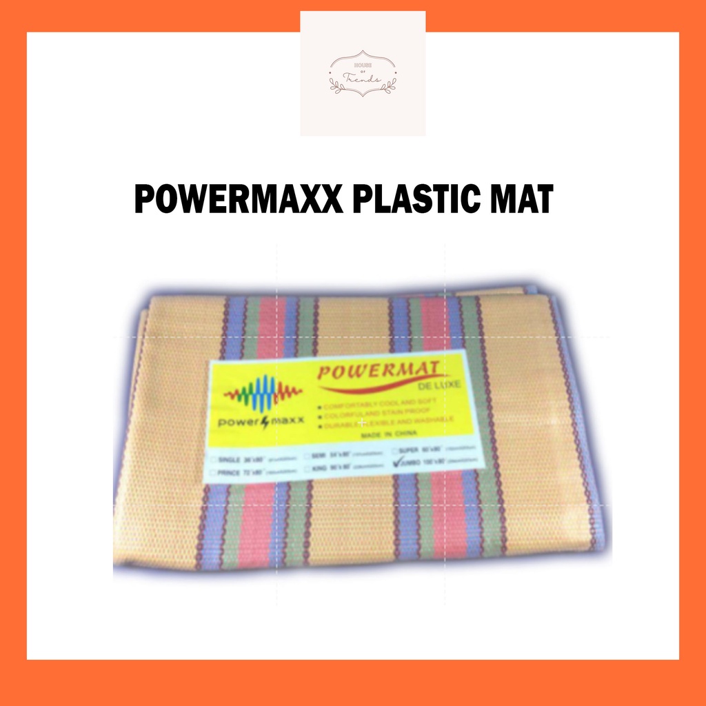 POWERMAXX PLASTIC MAT / HIGH QUALITY BANIG | Shopee Philippines
