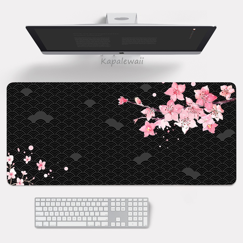 Sakura Mouse Pad Table Mat Pink Flower Computer Keyboard Cute Mousepad ...