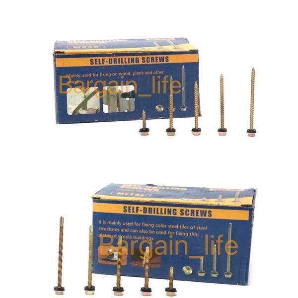 Tex Screw for Wood and Metal 1‘’1-1/2‘’ 2‘’ 2-1/2" 3" (PER BOX ...