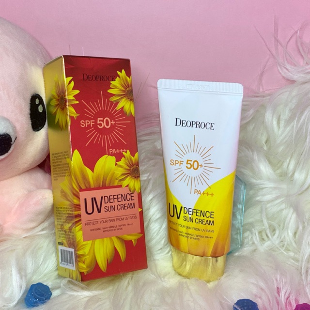 DEOPROCE UV Defence Sun Cream SPF50+PA+++ 70g | Shopee Philippines