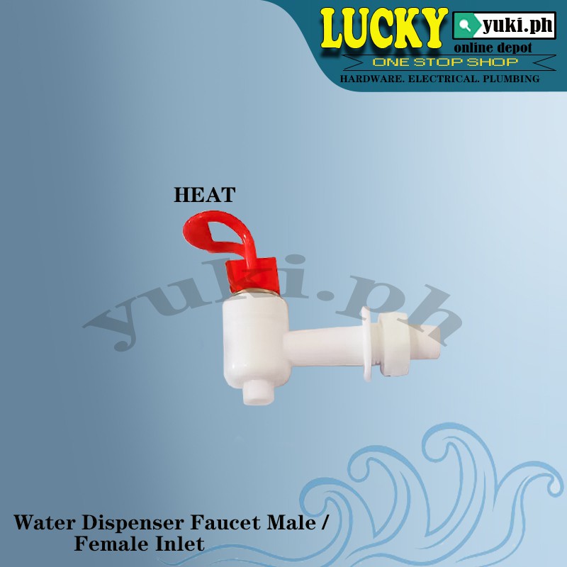 PVC WATER DISPENSER FAUCET MALE & FEMALE INLET JAG/JAR FAUCET (PER ...