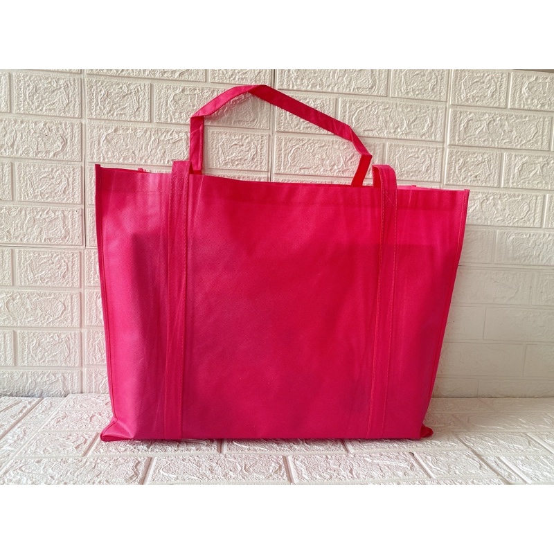 Eco Bag Long Handle XXL big size Plain Non-woven Shopping Storage ...