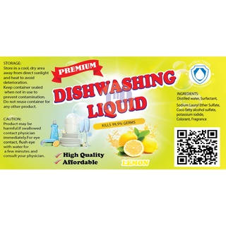sticker labels for dishwashing liquid generic | Shopee Philippines