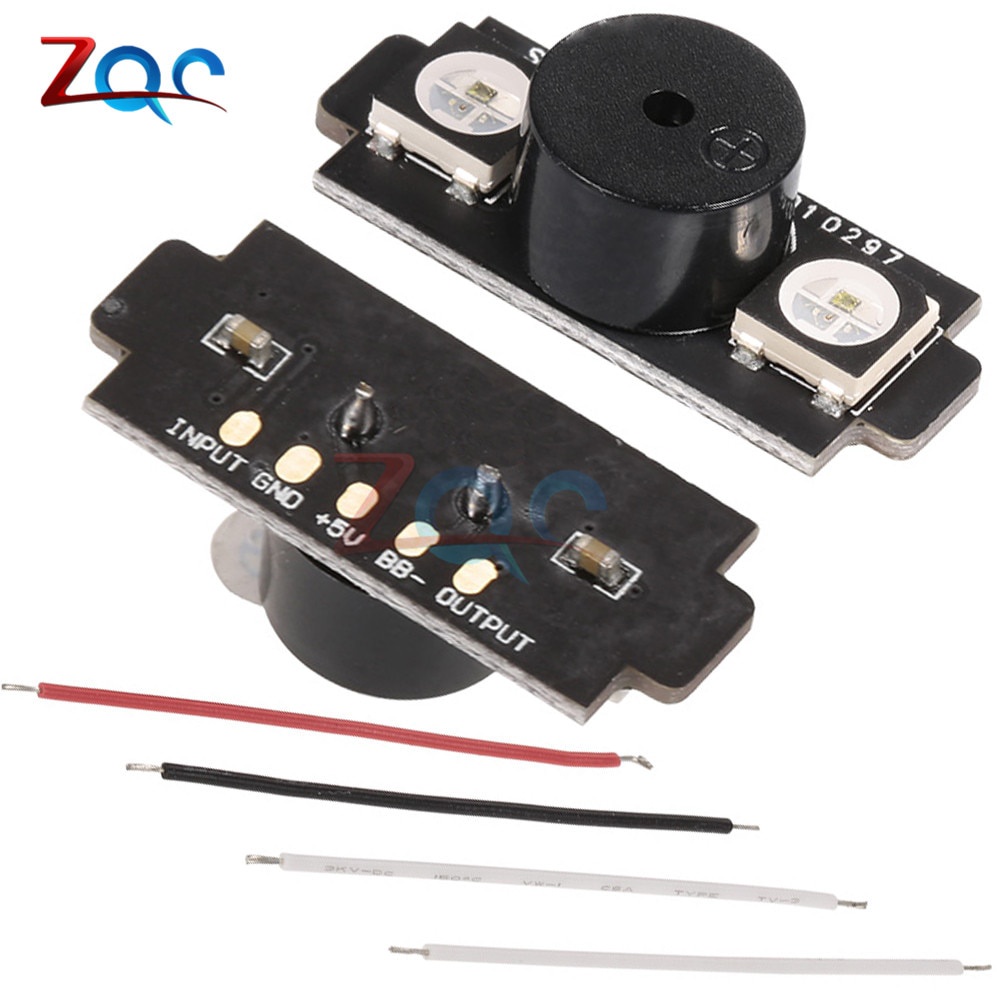 HGLRC 2-in-1 WS2812B 5V LED with Alarm Buzzer Motor Base Light for ...