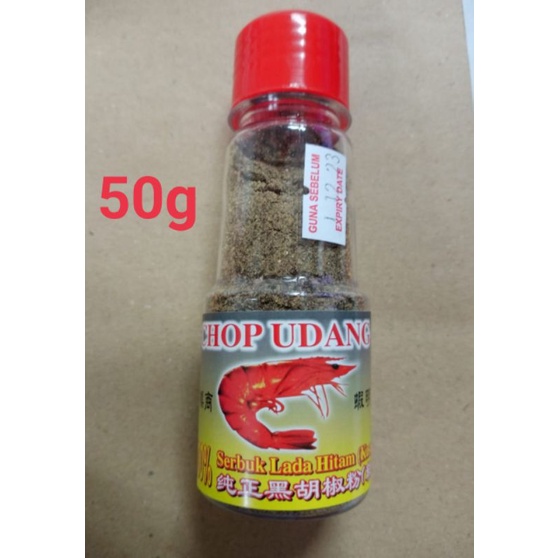 HITAM A black pepper chop shrimp powder 50gm | Shopee Philippines